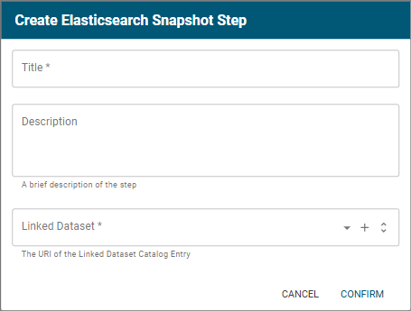 Take a Snapshot of an Index (Elasticsearch Snapshot Step)
