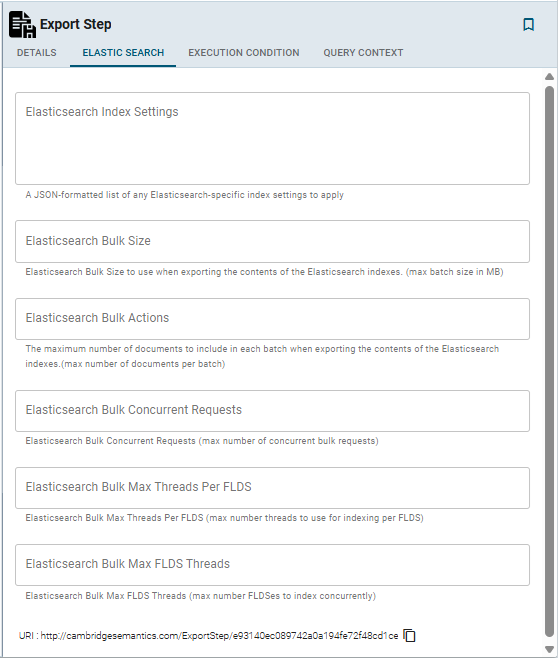 Export Data to an FLDS (Export Step)