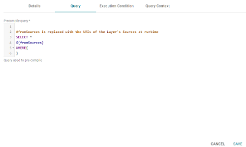 Pre-Compile a Query (Pre-Compile Query Step)