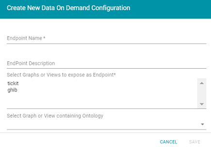 Create a Data on Demand Endpoint