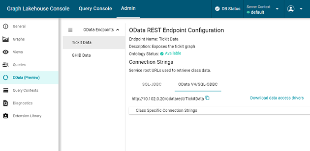 Access a Data on Demand Endpoint